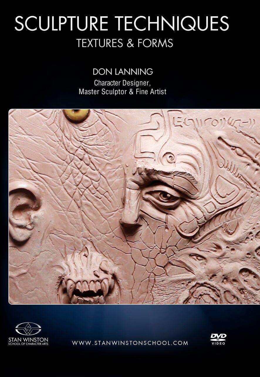 Stan Winston Studio Sculpture Techniques Textures & Forms (DVD ...