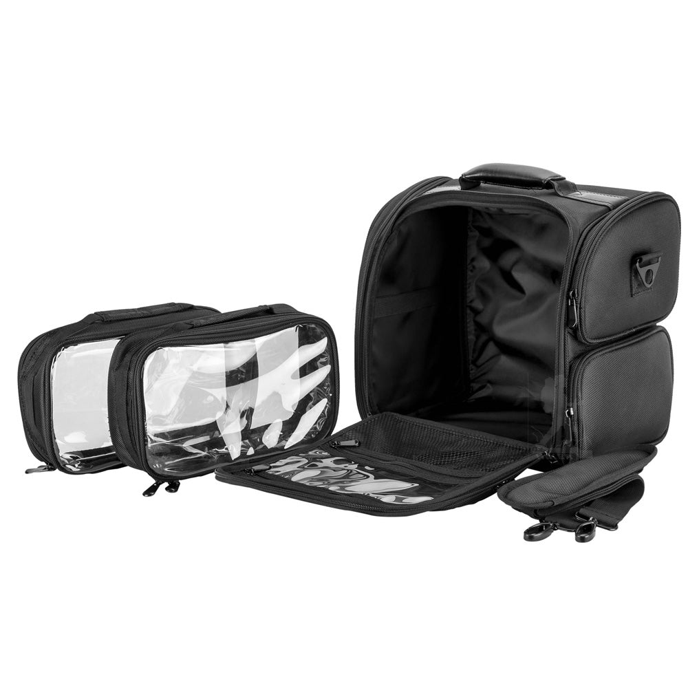 Just Case Hiker Black Soft Professional Travel Makeup Case | Camera ...