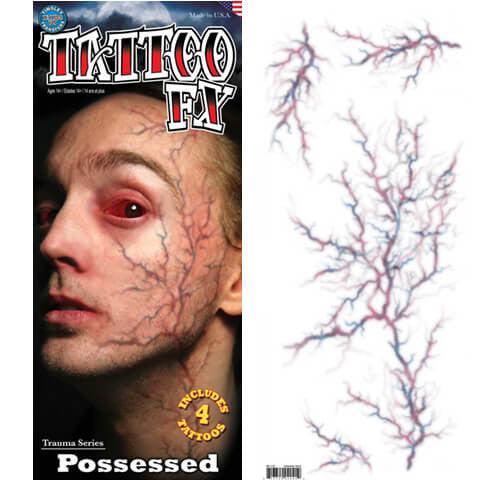 Tinsley Transfers - Possessed Veins - Trauma FX | Camera Ready Cosmetics